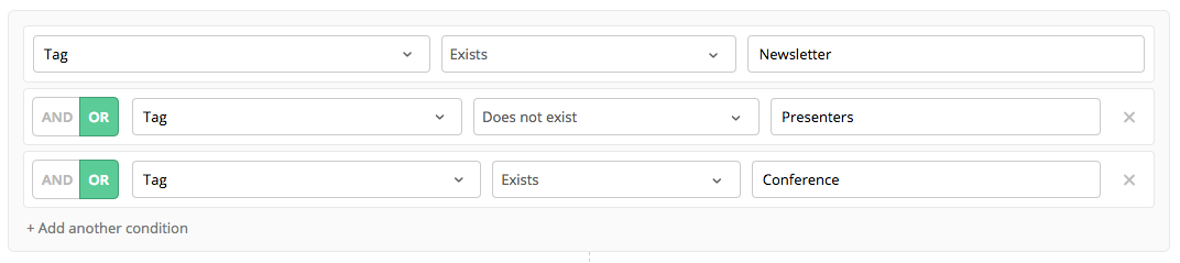 Advanced Search And/Or Conditions – T2Connect