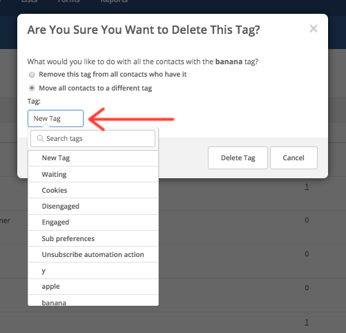 Managing Tags with the Tag Manager – ActiveCampaign Help Center