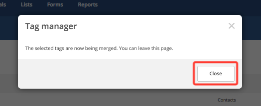 Managing Tags with the Tag Manager – ActiveCampaign Help Center