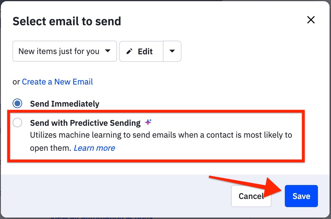 How to use predictive sending to automate send times – ActiveCampaign Help Center