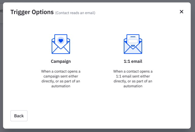 How to trigger automations to run when a contact interacts with your 1: ...