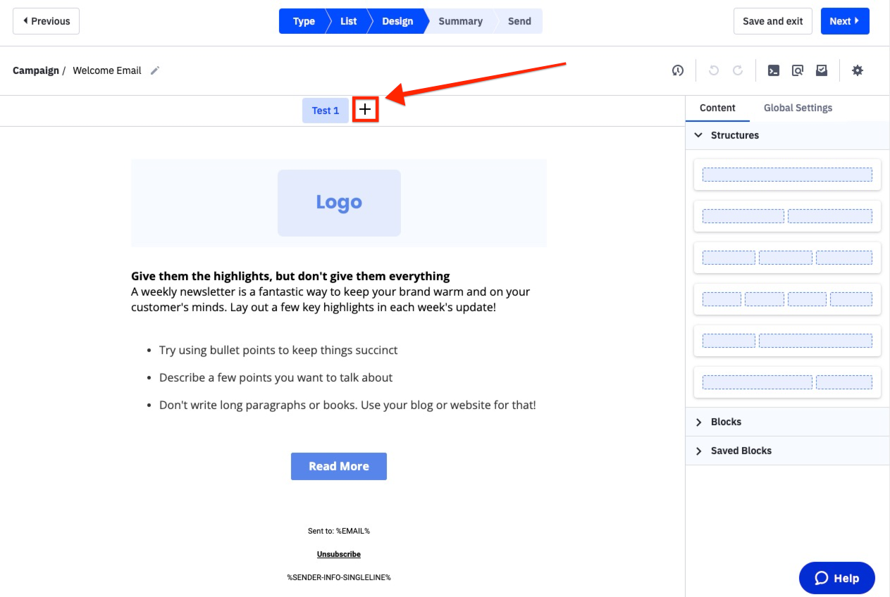 How to create a split test email campaign – ActiveCampaign Help Center