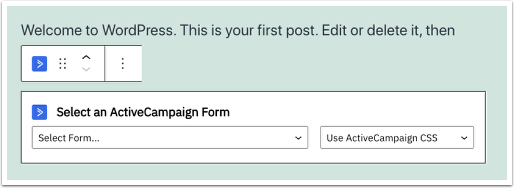 Use The Activecampaign Wordpress Plugin Activecampaign Help Center 