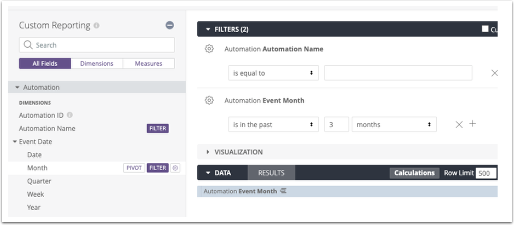 Custom report recipe: Automation engagement trends – ActiveCampaign ...