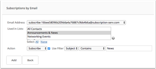 Subscribe by email opt-in method – ActiveCampaign Help Center
