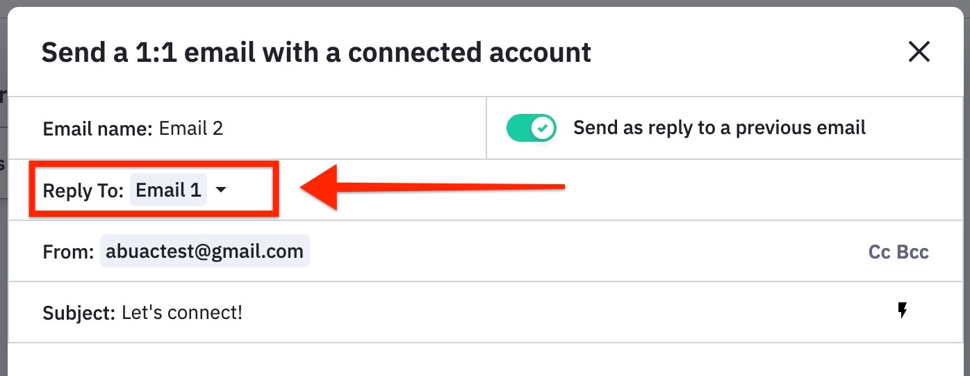 How to use 1:1 email threading in Automations – ActiveCampaign Help Center