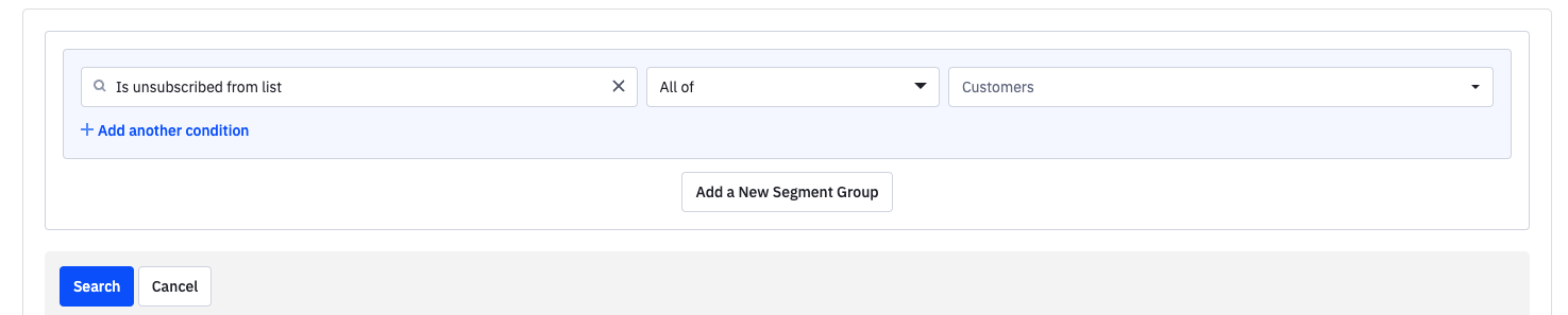 ActiveCampaign contact list status segment conditions – ActiveCampaign Help Center